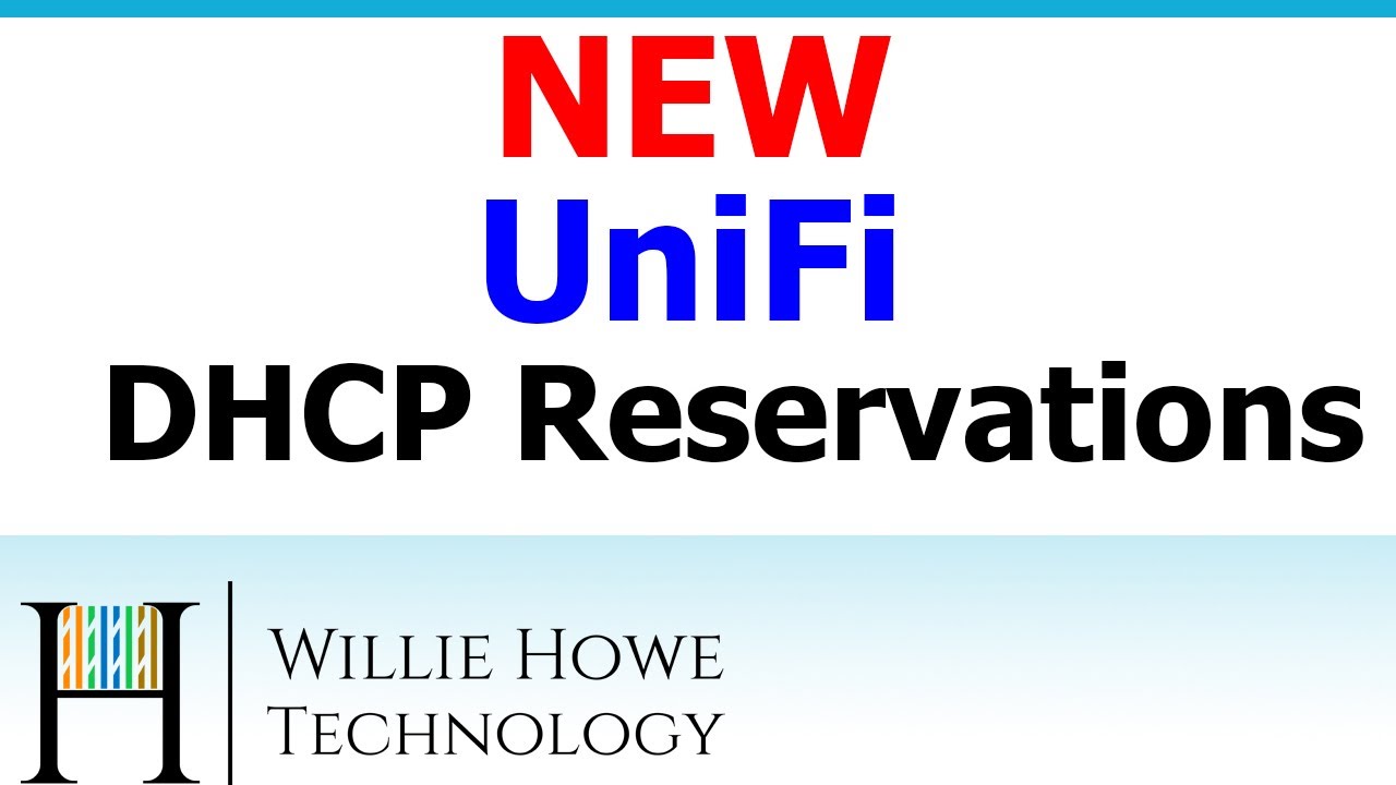 NEW UniFi DHCP Reservations! - YouTube