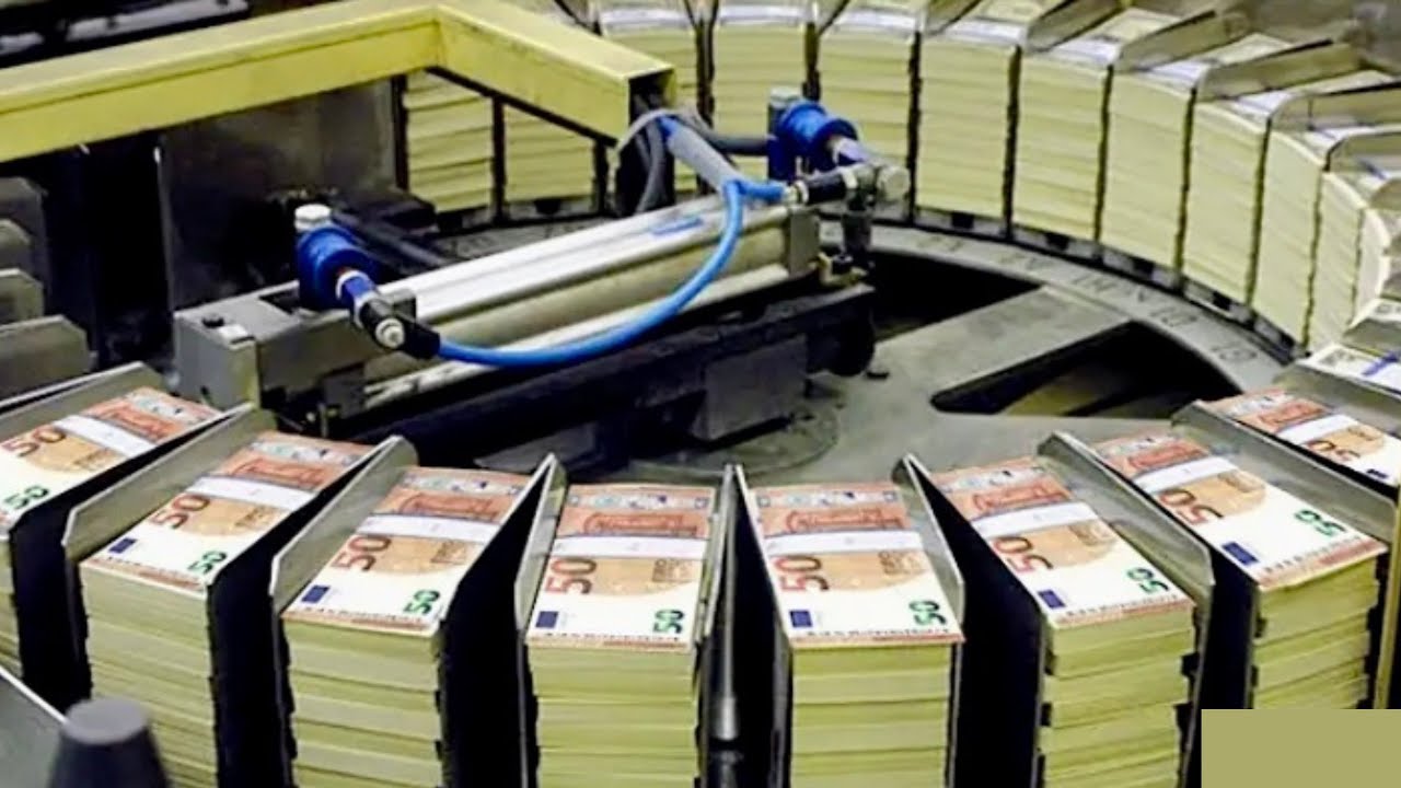 How Money Is Produced In Modern Factories, Amazing Gold Casting Process ...