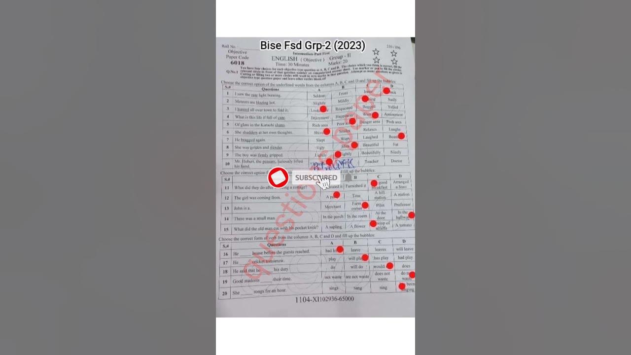 11th Class English Question Paper 2023 faisalabad Board 11 Class 11th-class-english-question-paper-2023-faisalabad-board-11-class