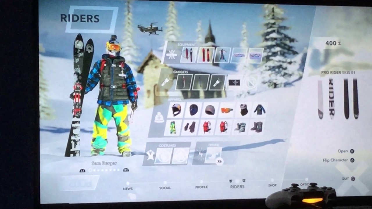 How to change your cloths on steep - YouTube