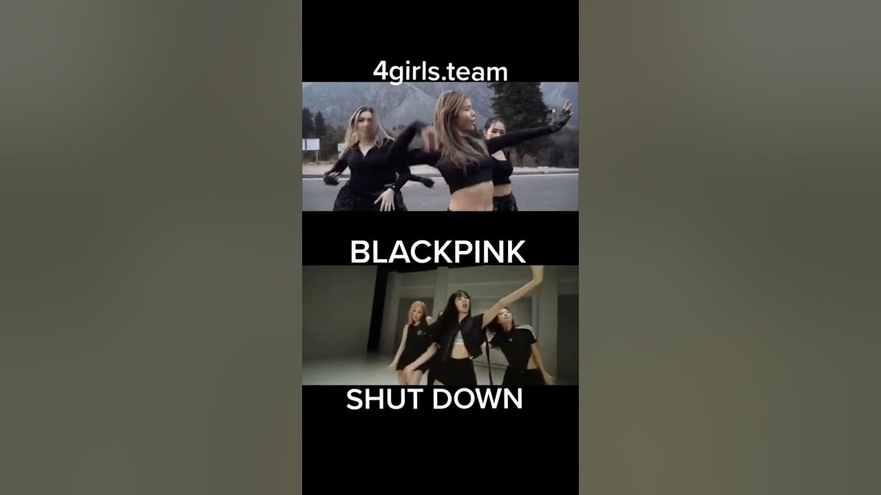 Black pink vs 4 girls team dance cover - YouTube