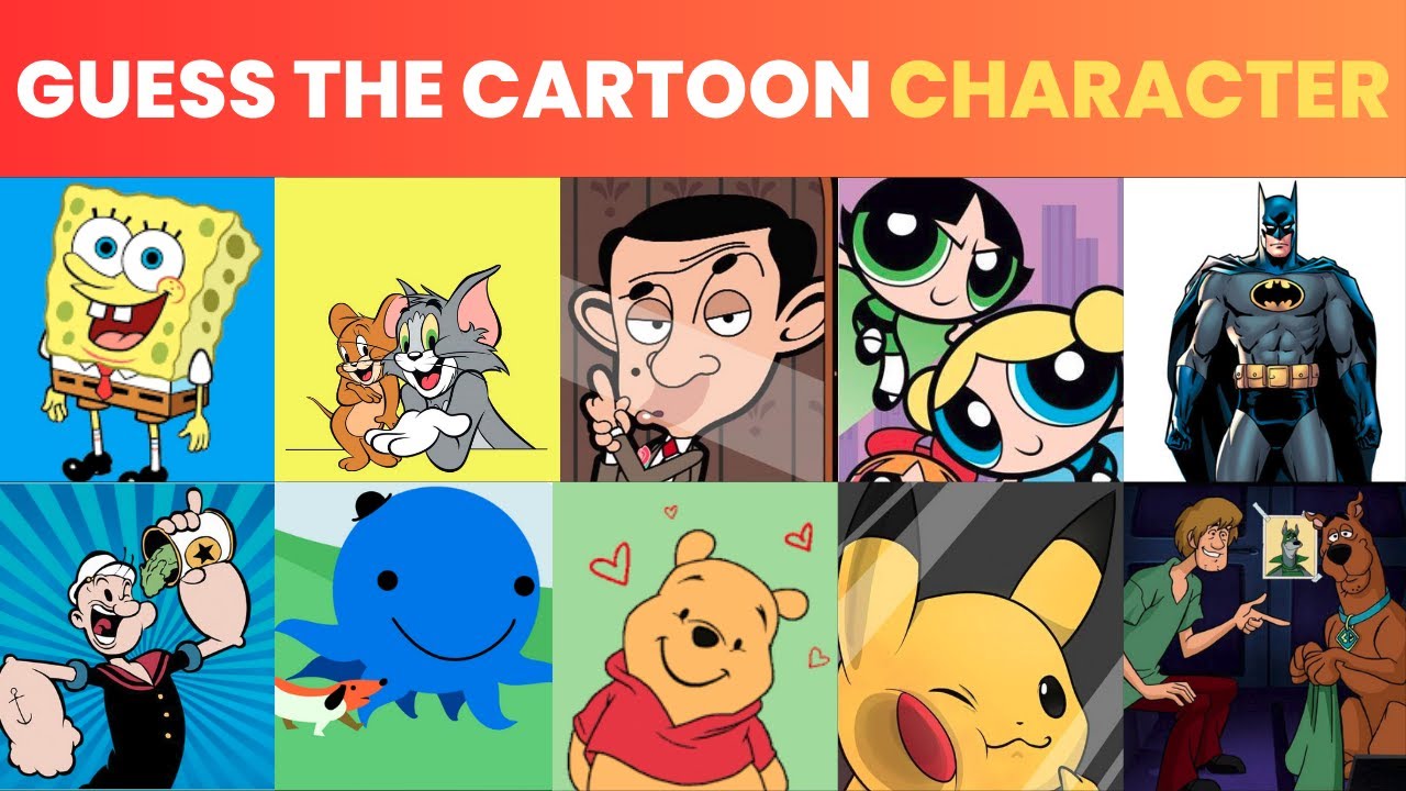 Guess the Cartoon Characters: A Nostalgic Challenge! - YouTube