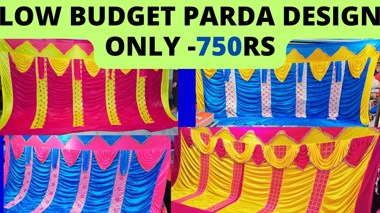 low budget tent sidewall parda design - YouTube