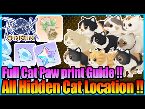 100% Cat Paw Collection!! with Hidden Cat Detect Quest Item!! [Ragnarok Origin Global]