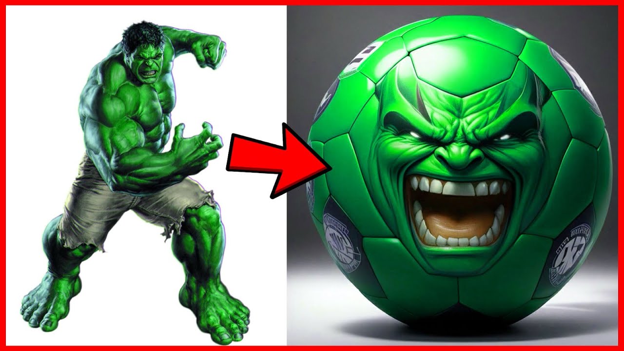 AVENGERS but FOOTBALL 💥 All Characters - YouTube