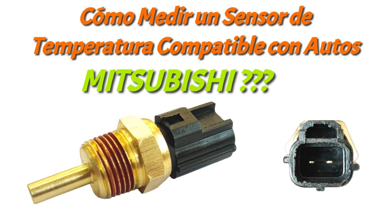 Como Medir un Sensor de Temperatura (ECT) de 2 Pines Compatible con ...