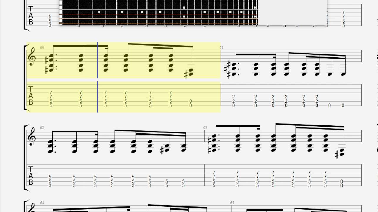 Chevelle The Red GUITAR 1 TAB - YouTube