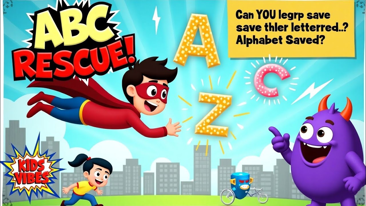 Superhero ABC Song for Kids | Learn the Alphabet with Action & Fun ...