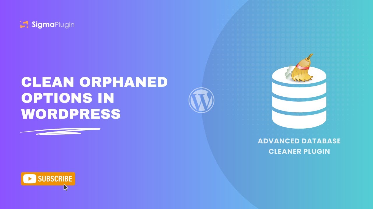 How to Detect and Safely Delete Orphaned Options in WordPress - YouTube