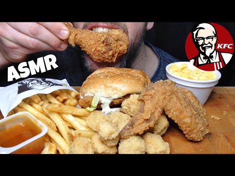 ASMR KFC EXTRA CRISPY RECIPE BOX MEAL | MR & MRS RALPHIES ASMR