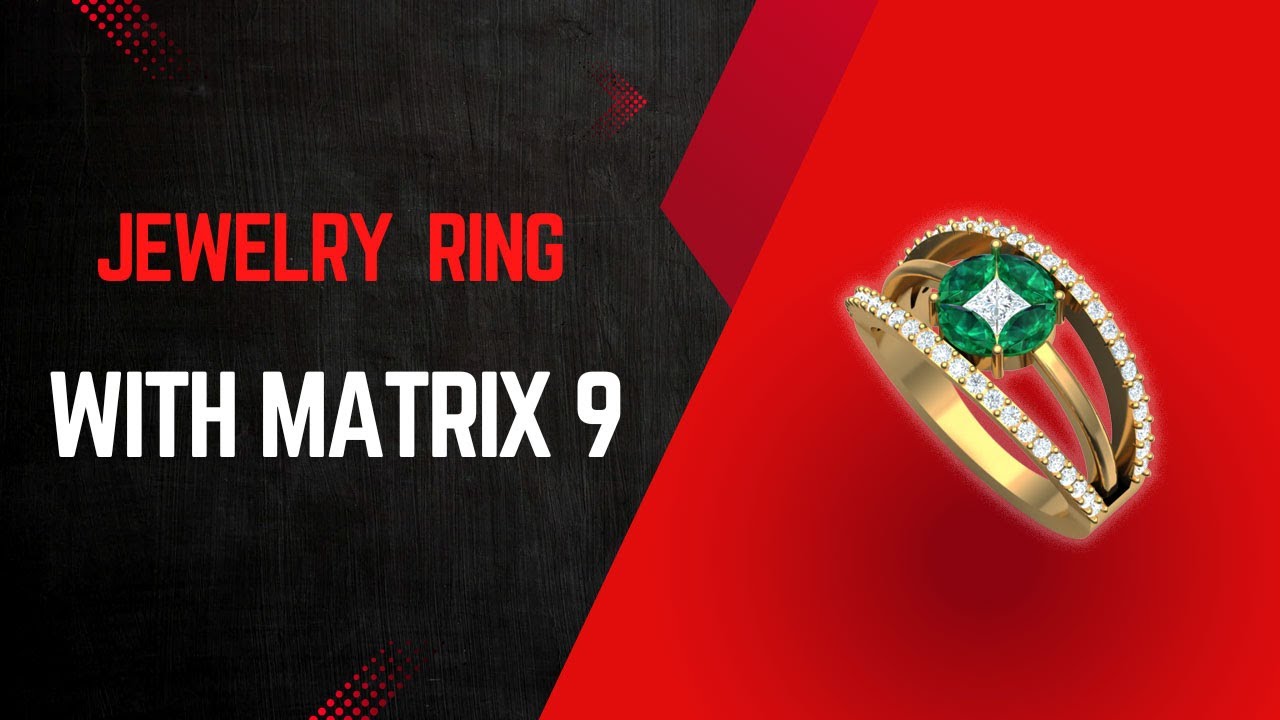 Next-Level Diamond Ring Design Using Matrix 9 – Watch the Magic - YouTube
