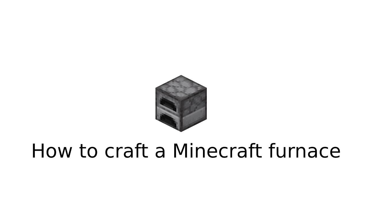 how to make a furnace: Minecraft/Survival/Tutorial [turn on subtitles ...