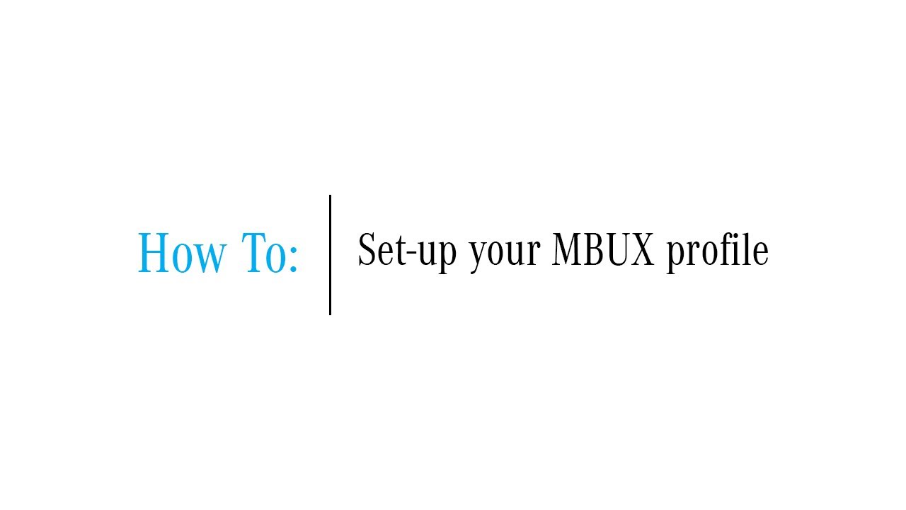 How to: Set up your MBUX profile - Mercedes-Benz South West - YouTube