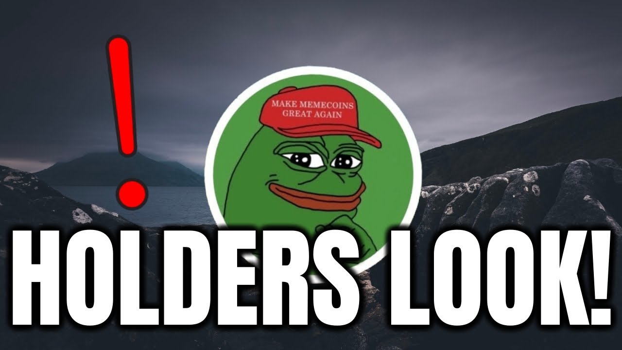 PEPE COIN HOLDERS NEED TO WATCH THIS NOW !!!!!! | PEPE COIN PRICE ...