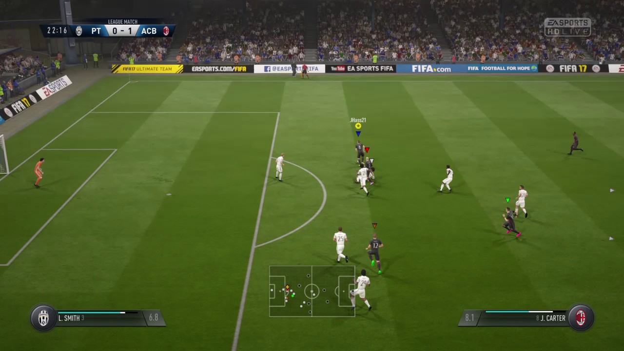 FIFA 17 Pro Clubs - Papi finishes off a good build up - YouTube