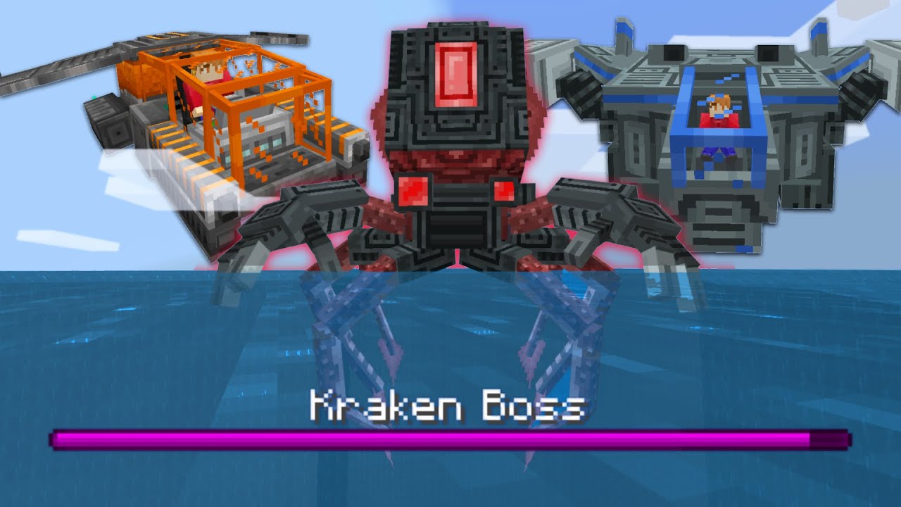 Mecha-Craft Addon - Minecraft PE 1.17 (Bedrock) - YouTube