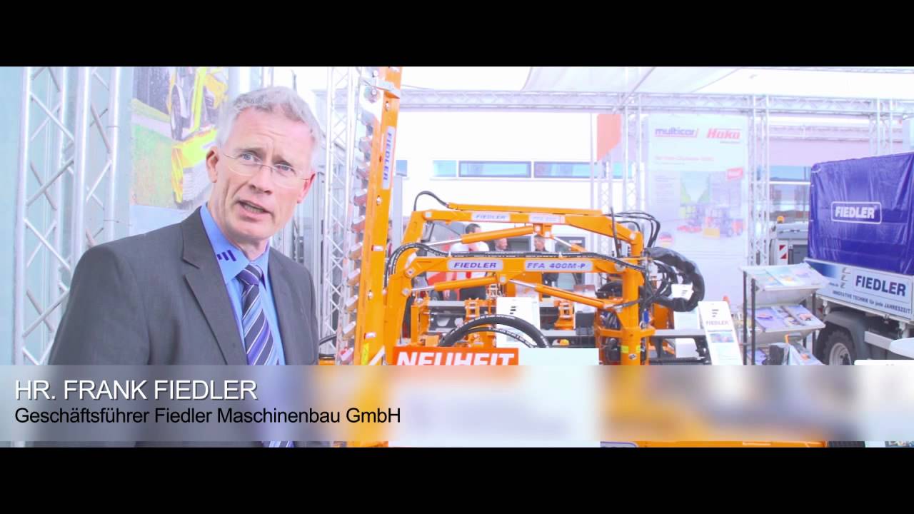 Interview mit Frank Fiedler (CEO) - Fiedler Maschinenbau auf der IFAT ...