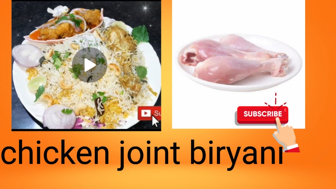 Chicken joint biryani//చికెన్ జాయింట్ బిర్యాని @JATHINPOOJITHAFOODCOURT ...