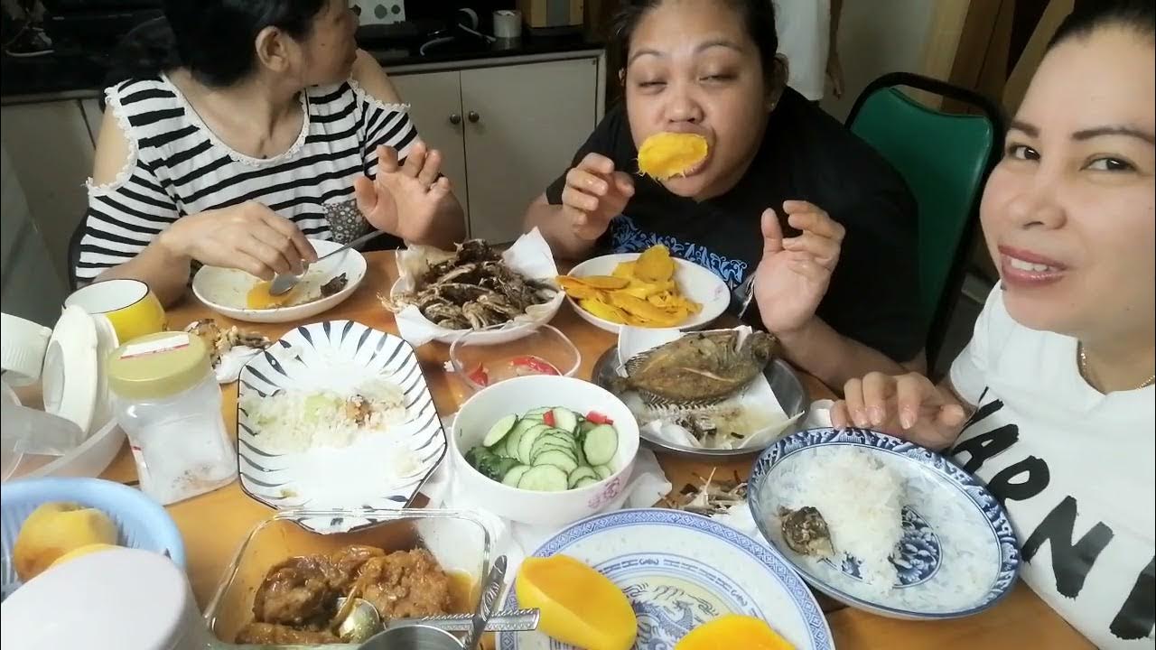 🇲🇴PART 1 MUKBANG TOGETHER WITH FRIENDS BANGS VLOG CHANNEL AND ATE DELIA AND FRIENDS - YouTube