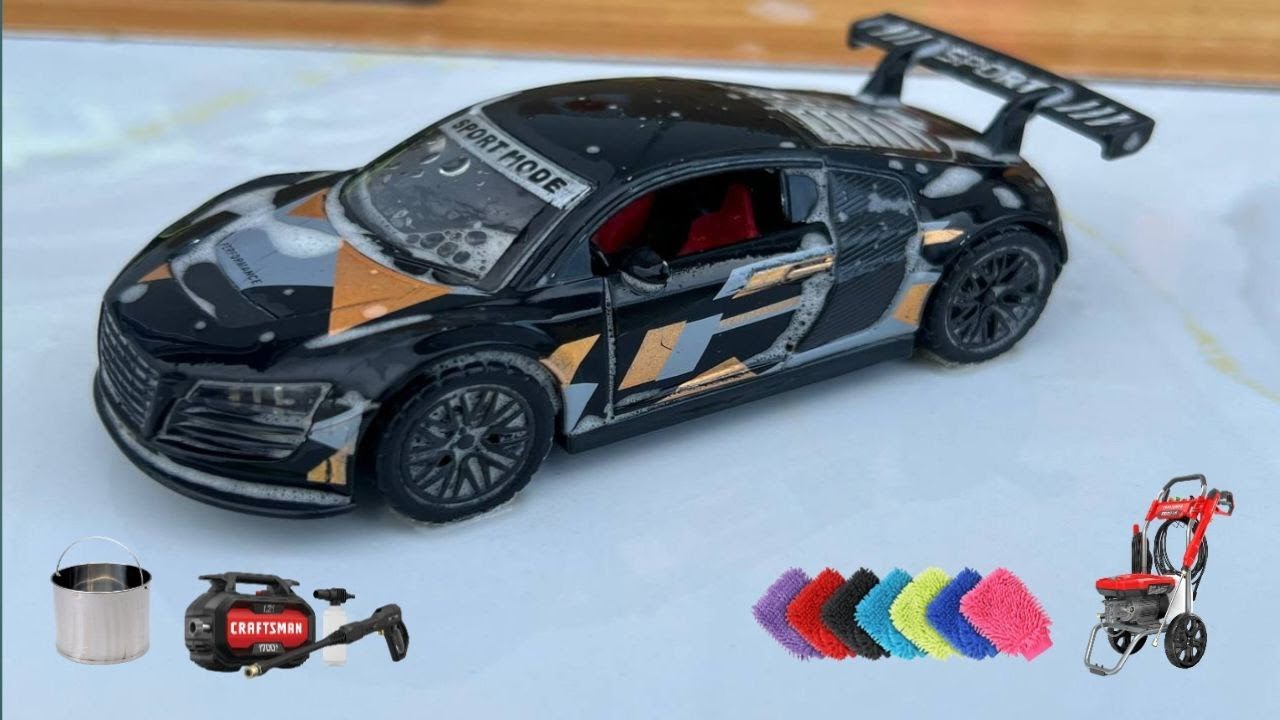 Super Realistic Cleaning of a 1:24 Nissan Skyline After an Extreme Off ...