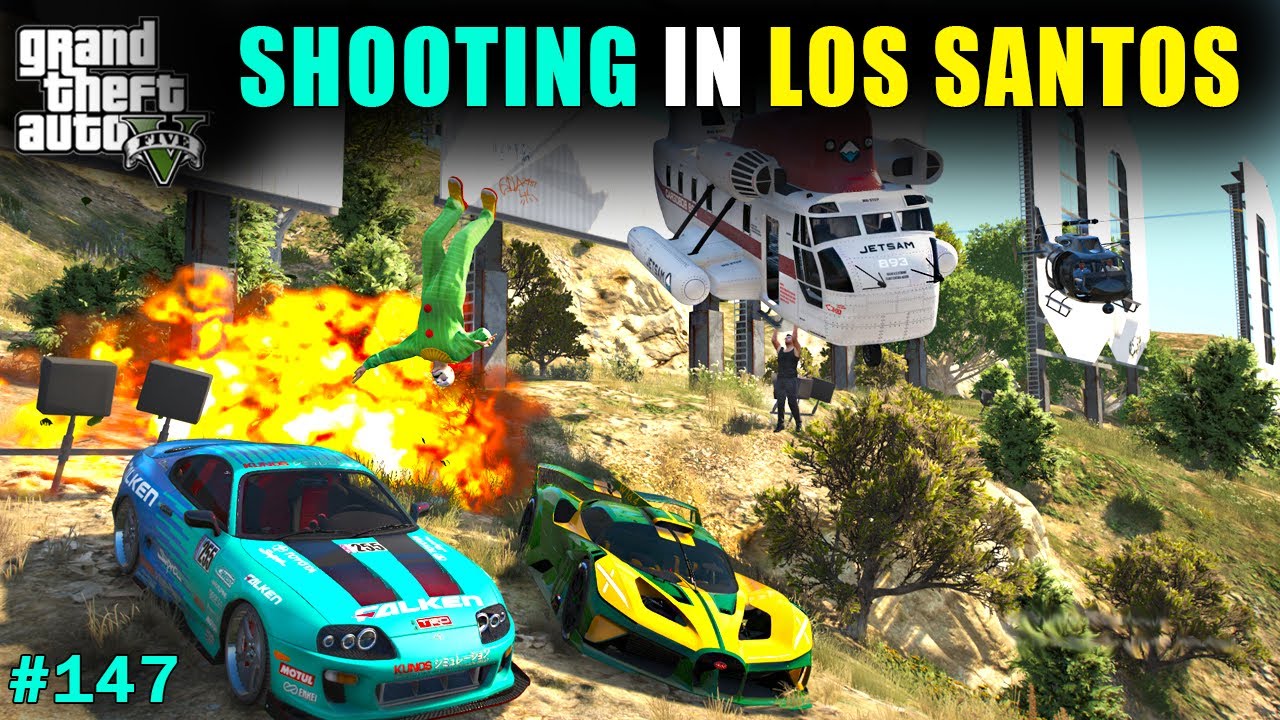 BIGGEST MOVIE SHOOTING IN LOS SANTOS | | GTA V GAMEPLAY #147 | GTA 5 ...