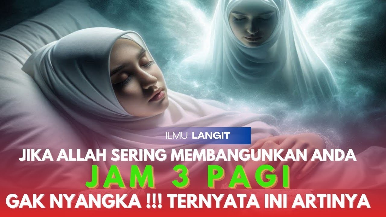 MERINDING !!! 7 Tanda Jika Allah Sering Membangunkan Anda Jam 3 Pagi ...