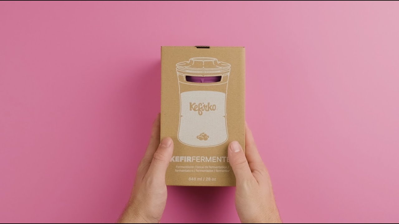 KEFIRKO KEFIR FERMENTER - UNBOXING & PREPARATION - YouTube