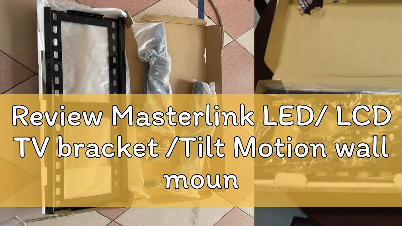 Review Masterlink LED/ LCD TV bracket /Tilt Motion wall mount with ...