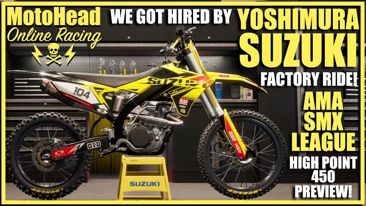 MX Legends AMA SMX League Online Racing Team Yoshimura Suzuki High ...