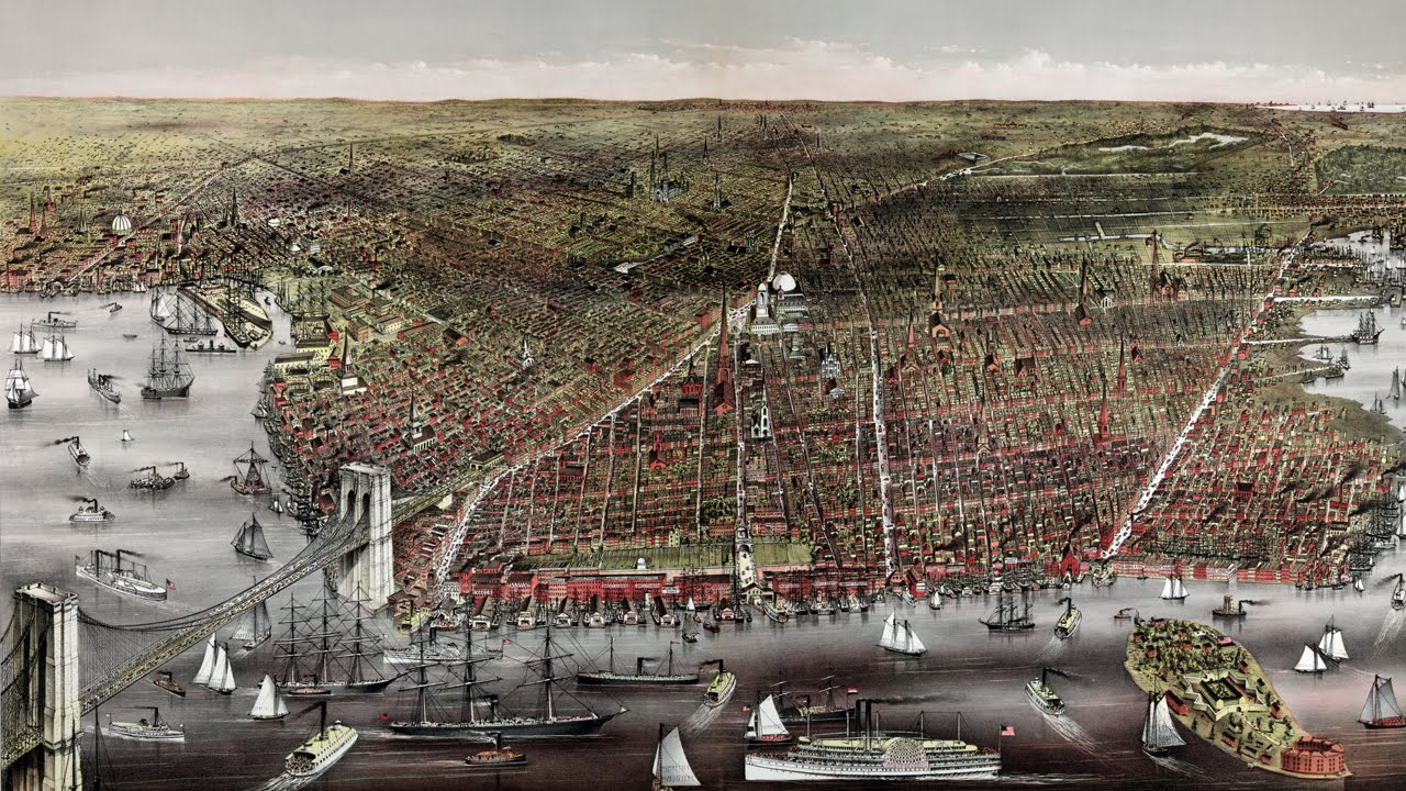 Brooklyn New York Historical Map - YouTube