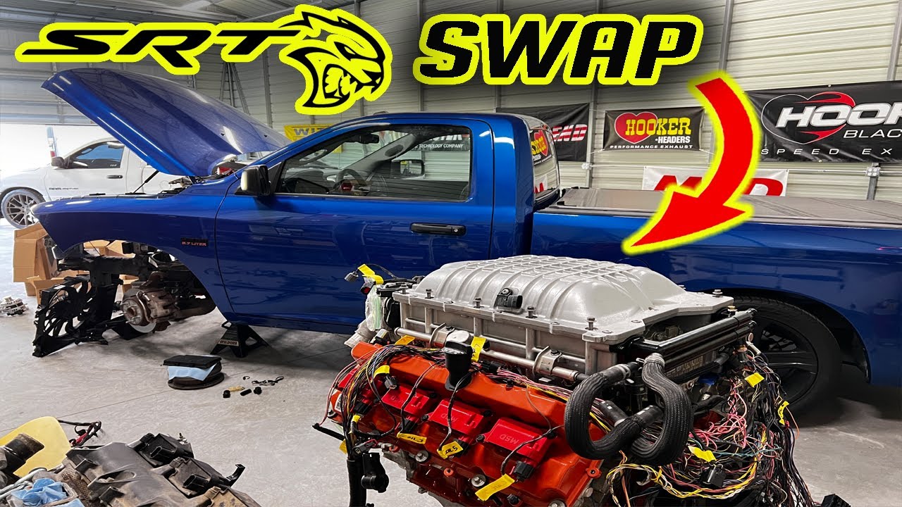 Hellcat Swapped Dodge RAM 1500 Update - YouTube