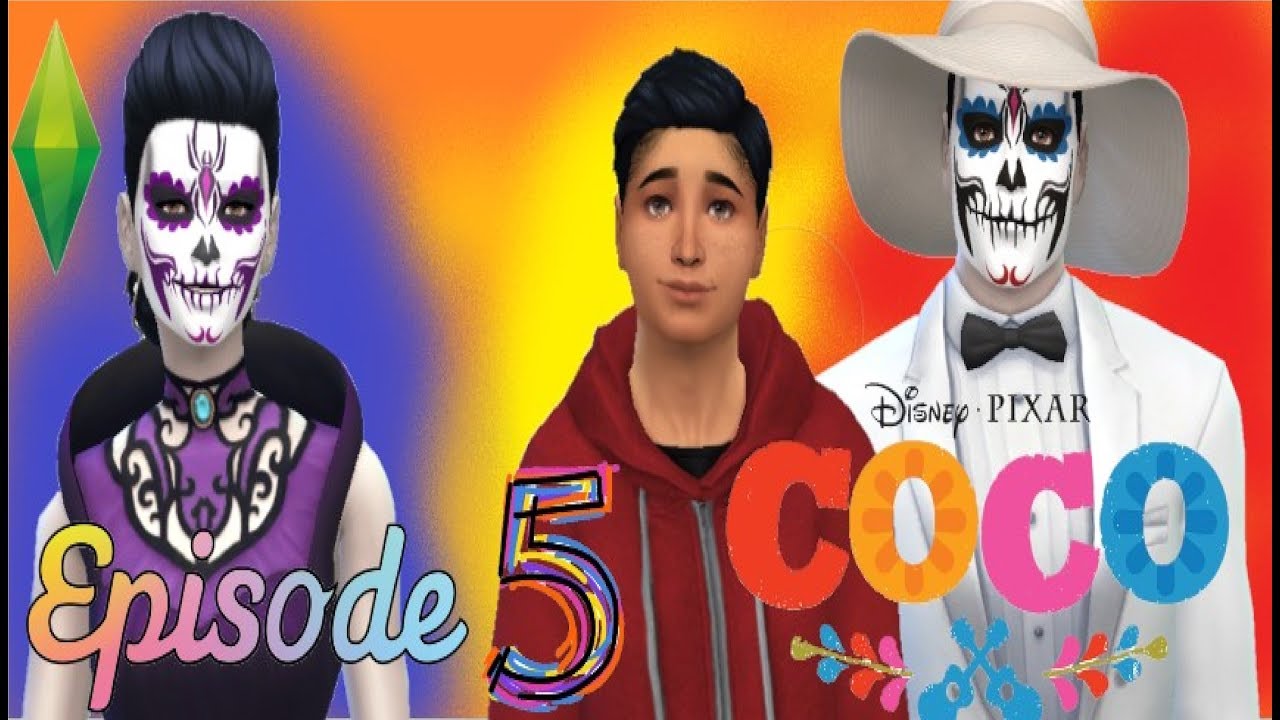 Sims 4 pixar's COCO-the series{episode 5-Ernesto de la cruz's party ...