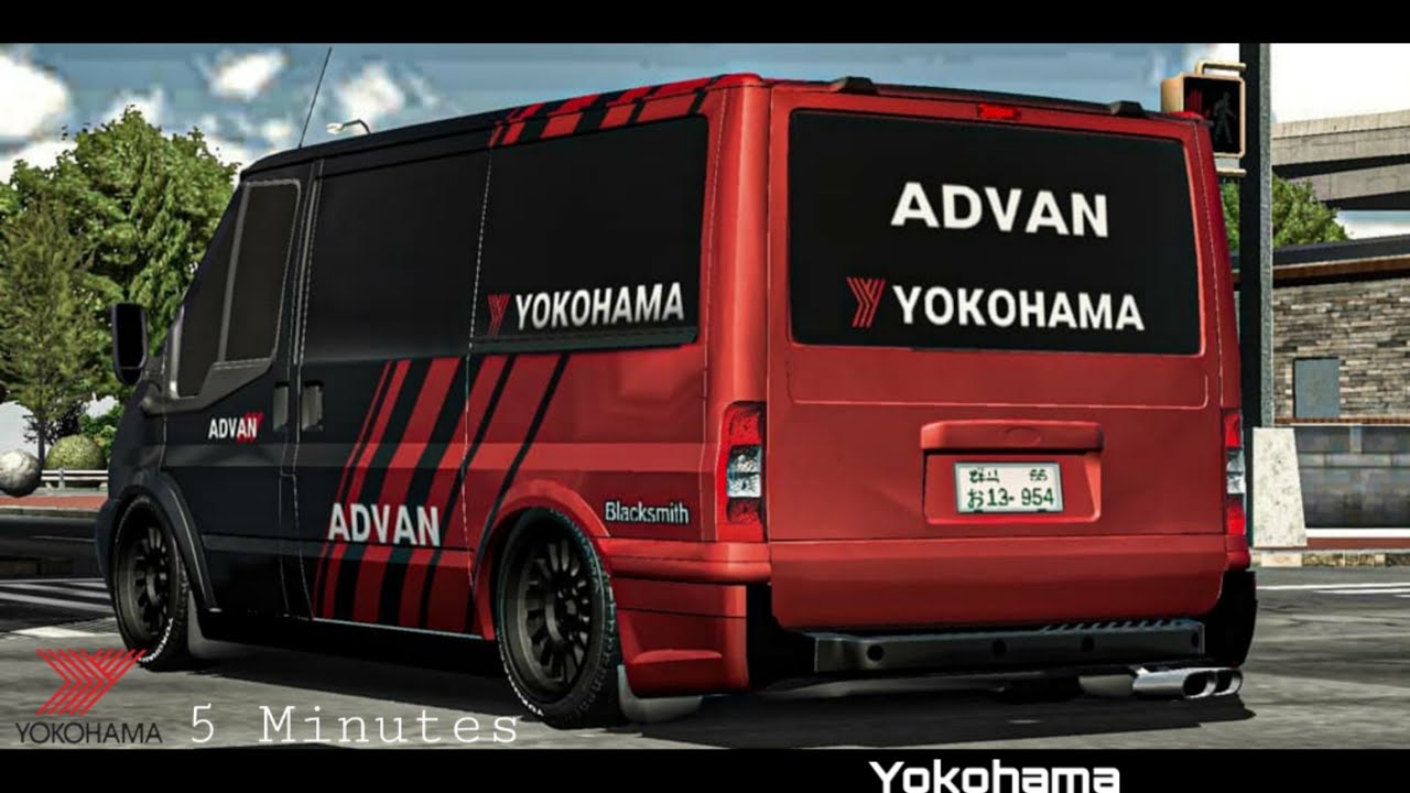 Building realisitc Advan decals on van in 5 minutes - YouTube