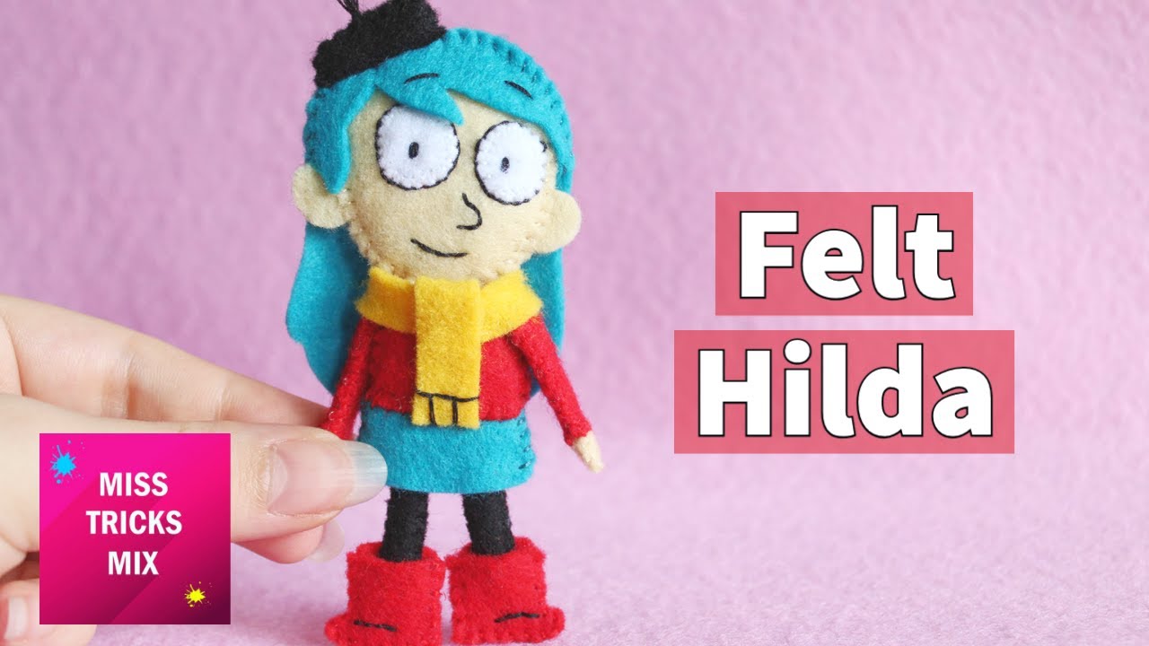 DIY: Hilda Felt Doll Tutorial | Felt Crafts. - YouTube