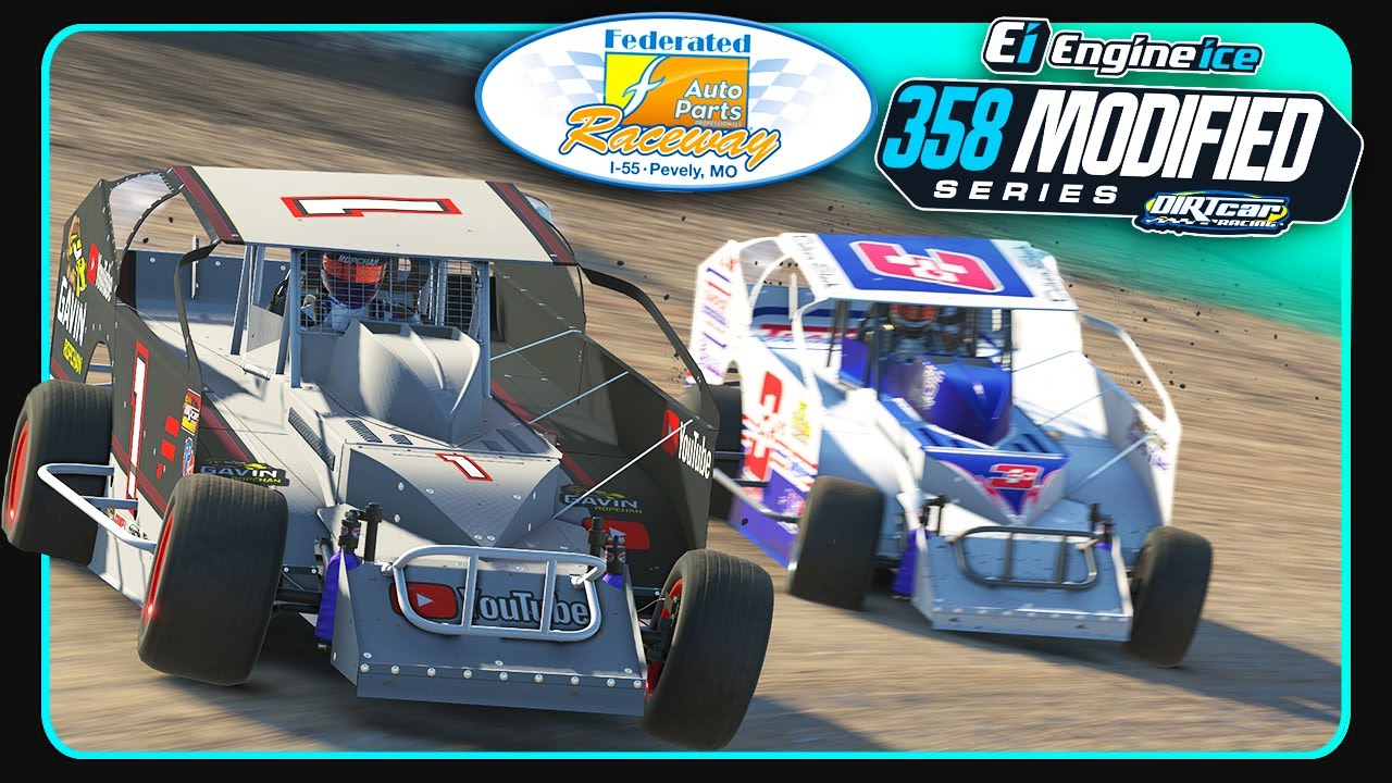 358 Modified - I55 Raceway - iRacing Dirt - YouTube