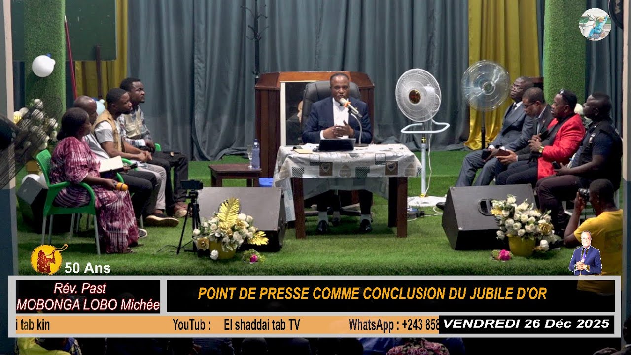 DIMANCHE 28 DEC 2025, POINT DE PRESSE DU PASTEUR COMME CONCLUSION - YouTube