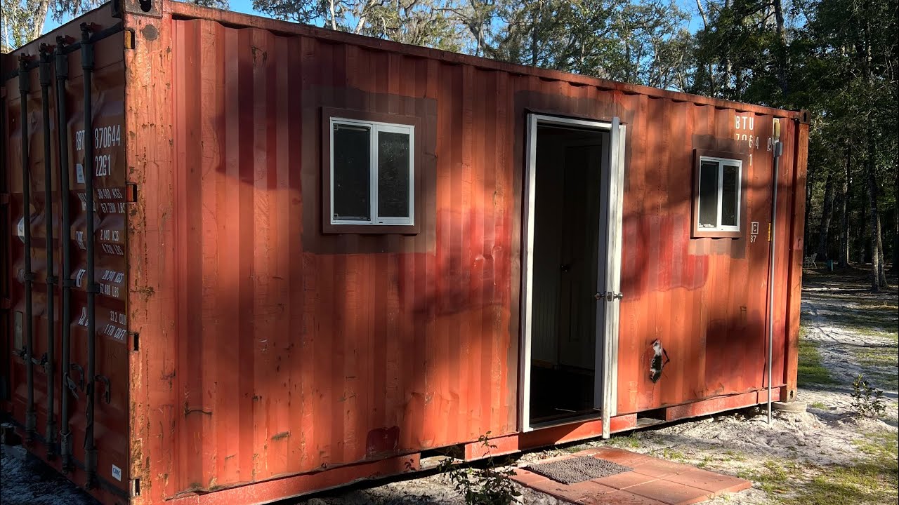 Sneak Peek Shipping Cargo Container Makeover #shorts #shippingcontainer ...