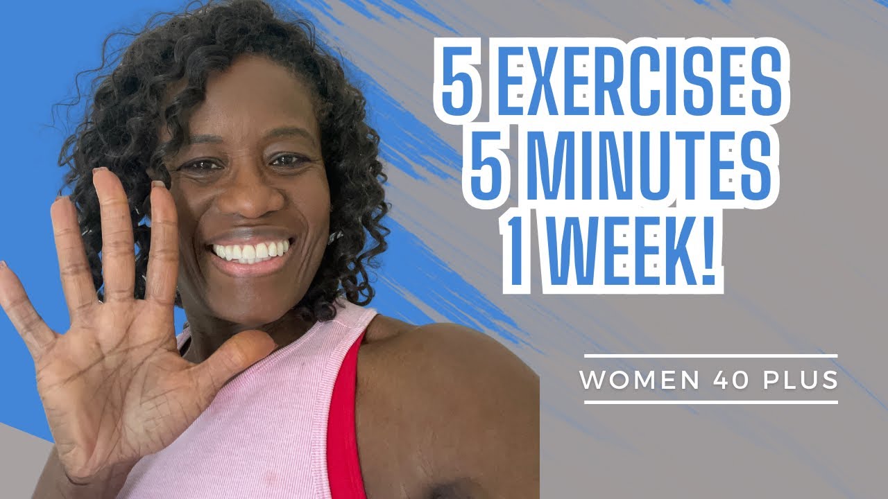 5 Exercises 5 Minutes 1 Week! - YouTube
