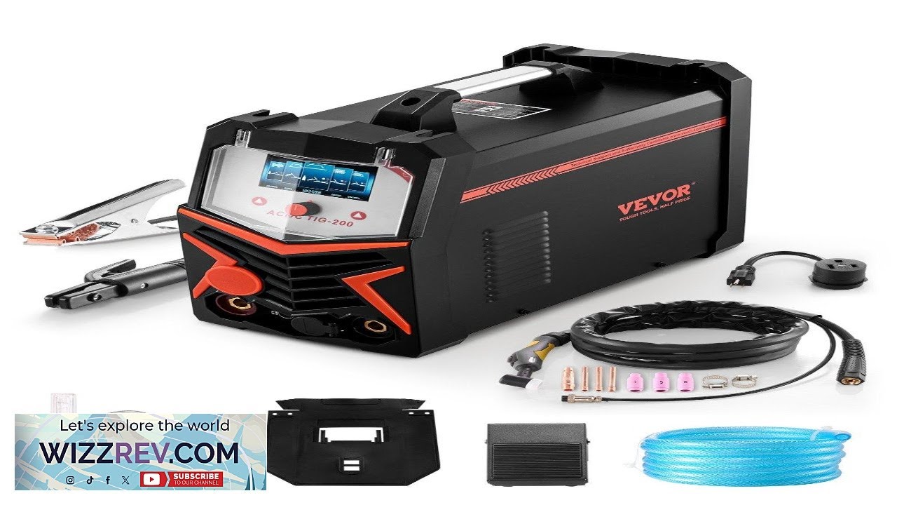 TIG Welder 6-In-1 AC/DC Welding Machine Pulse Spot MMA Stick IGBT LED Review - YouTube