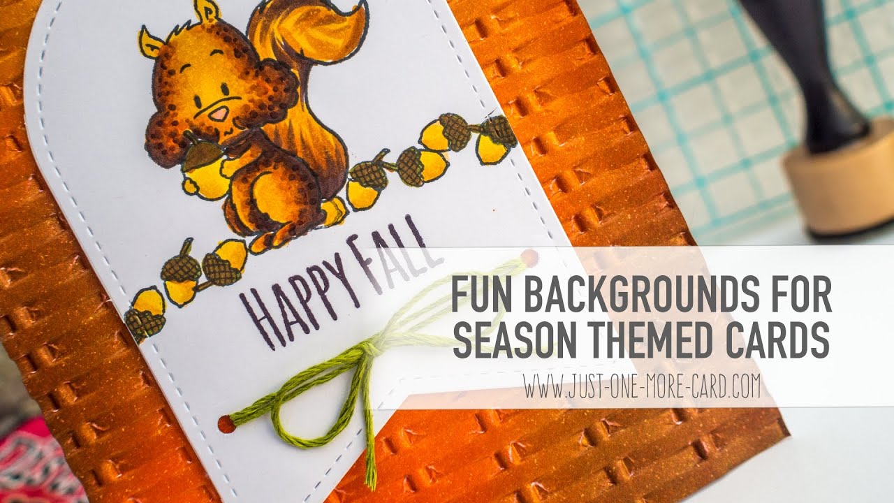 Create A Seasonal Background - YouTube
