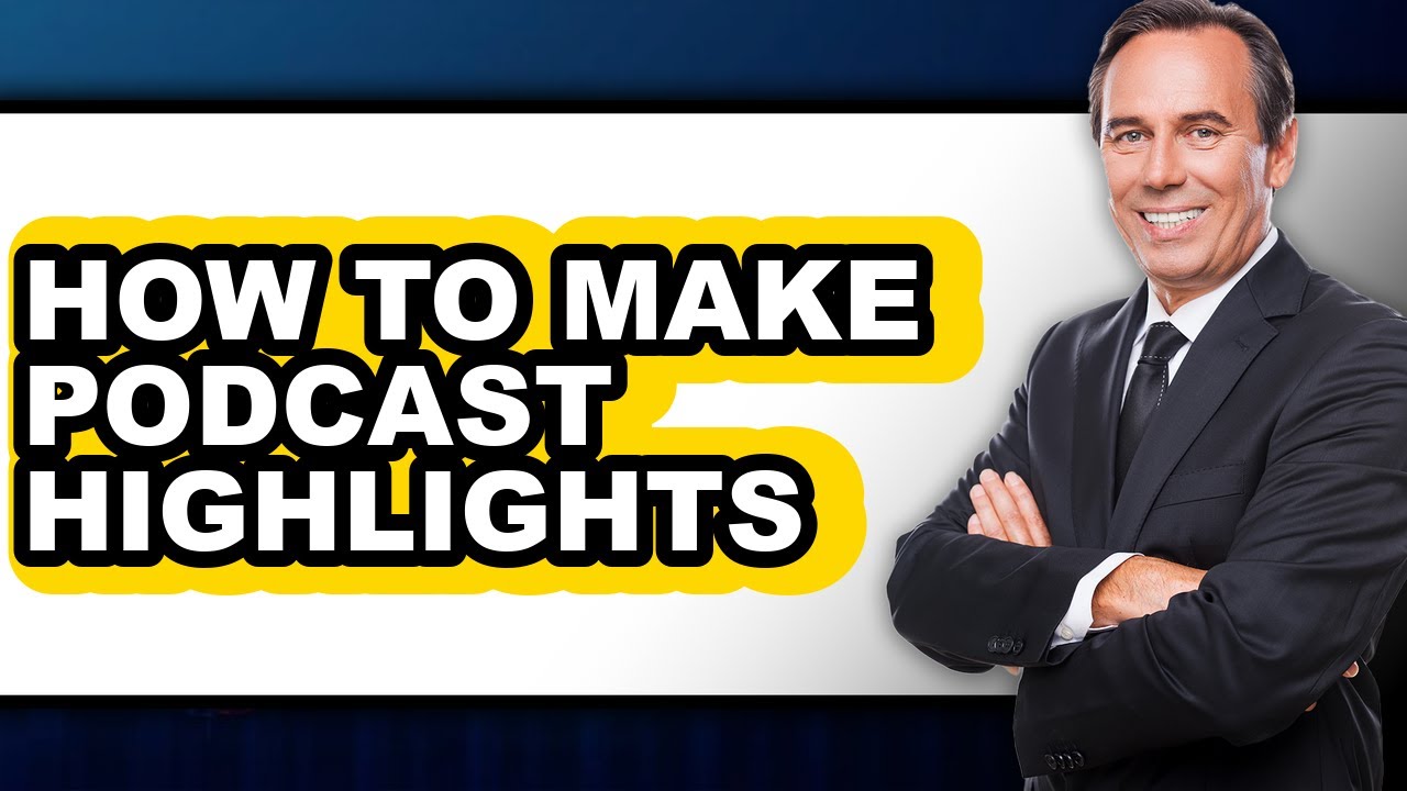 How to Make Podcast Highlights - Step by Step - YouTube
