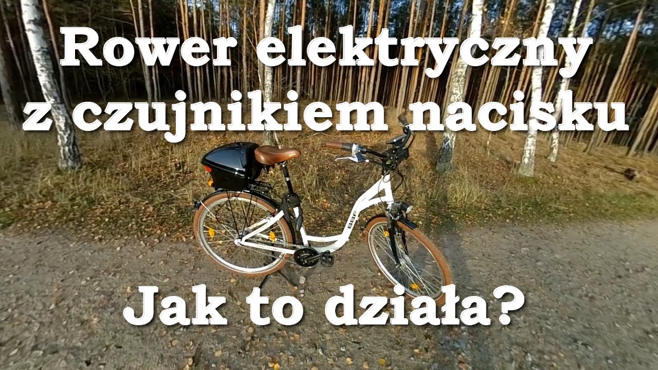 Wspomaganie z czujnikiem nacisku w rowerze elektrycznym - YouTube