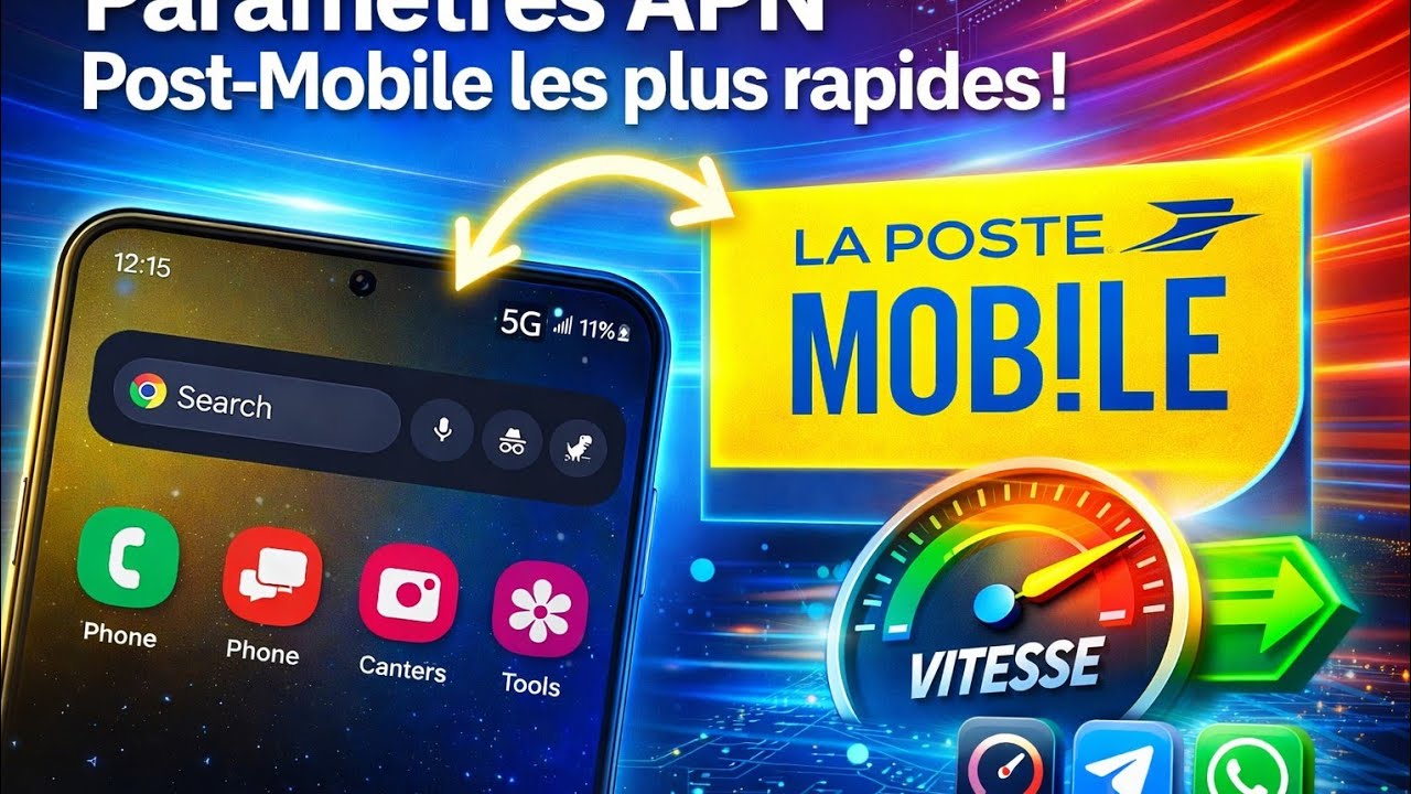 Comment Configurer les Paramètres Internet Mobile de la Poste 4G/5G sur ...