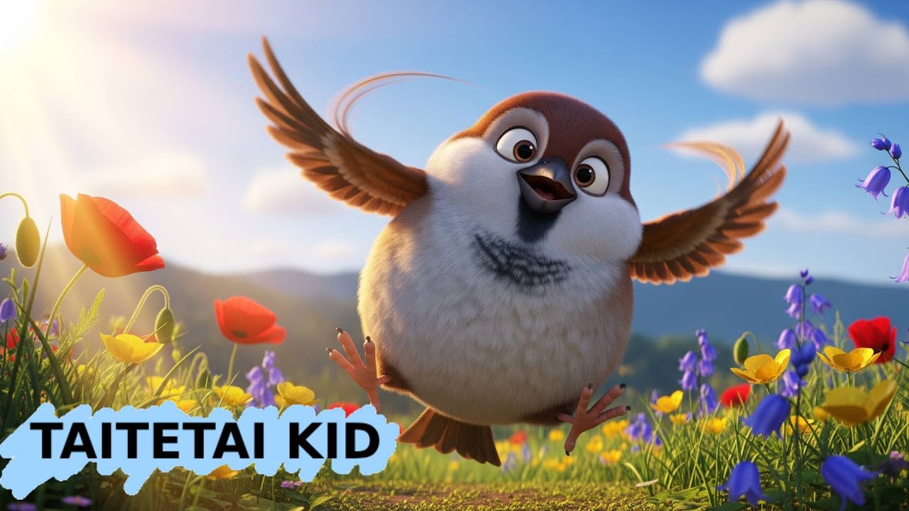 Chirpy Little Sparrow - Fun Animated Music Video for Kids - Children's ...