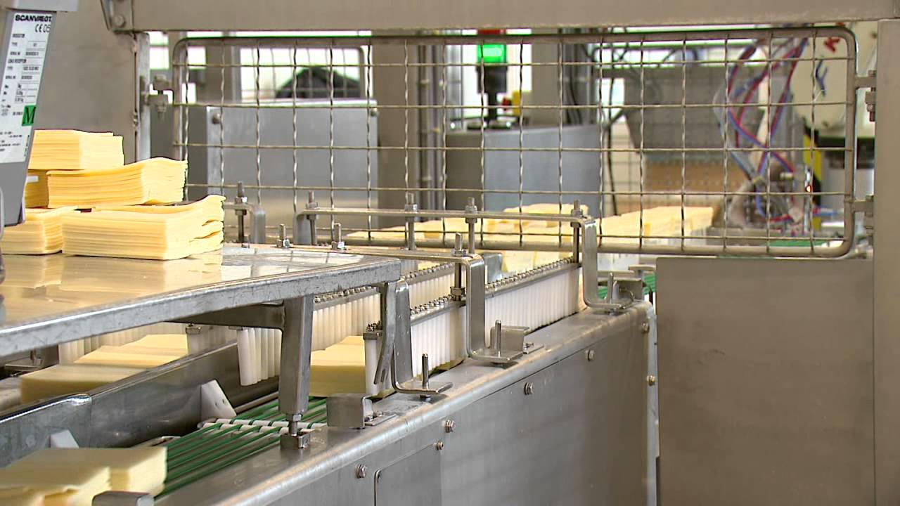 GMS / Futura - Cheese - Pallet de-stacker & loading of stacked slices ...