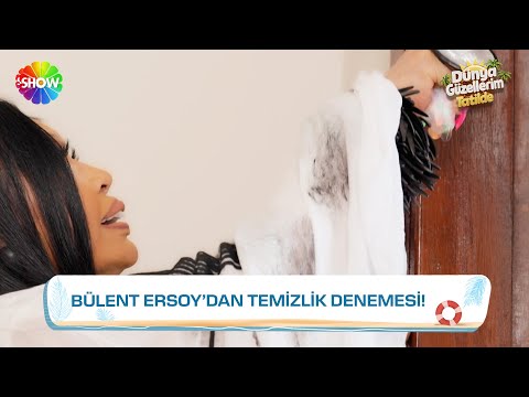 Bülent Ersoy temizlik için kolları sıvadı! | Dünya Güzellerim Tatilde 2. Bölüm