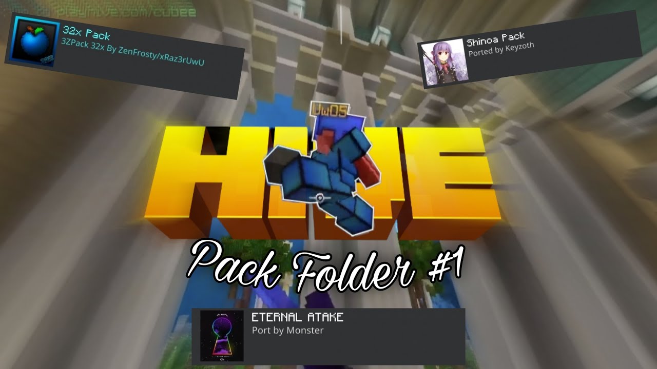 Hive Pack Folder #1 (Minecraft Hive) - YouTube