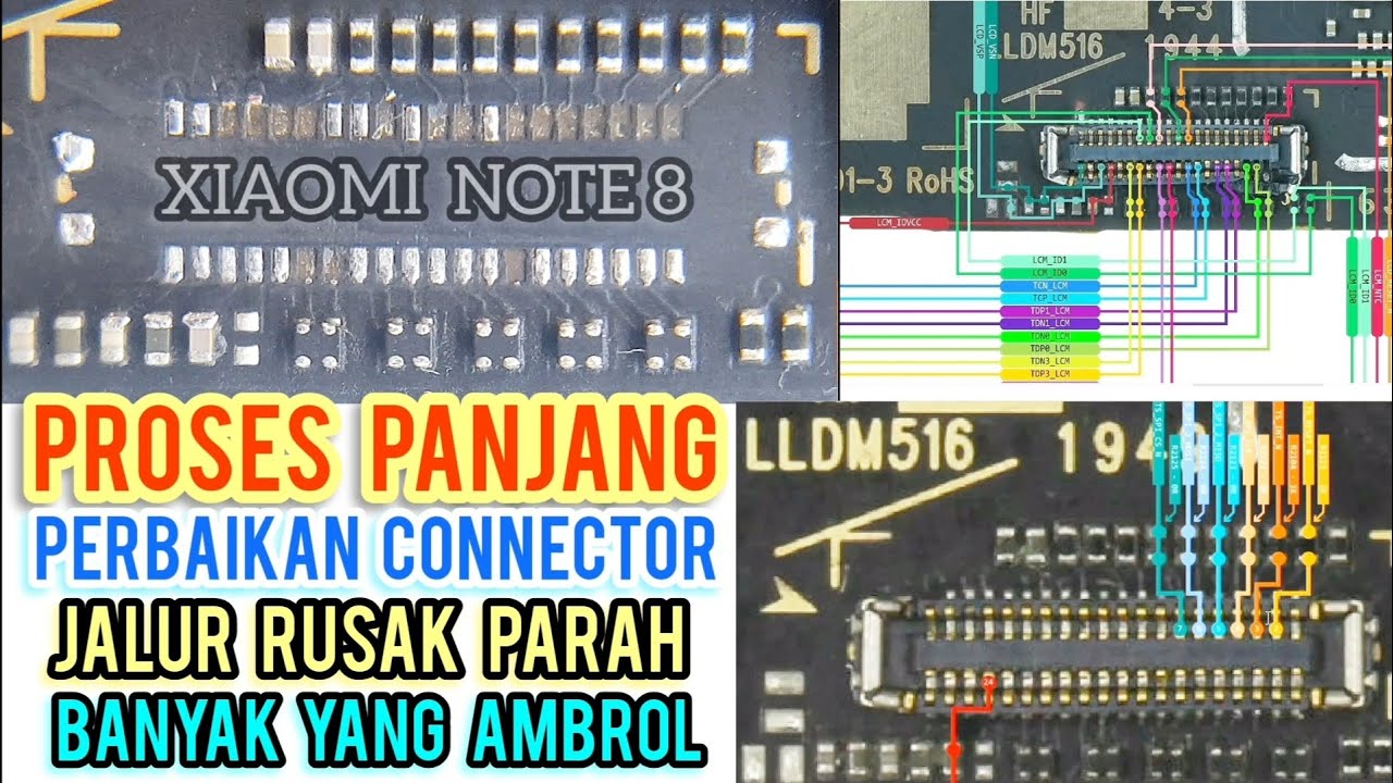 XIAOMI NOTE 8 SOKET LCD JALUR AMBROL/RONTOK 😭 - YouTube