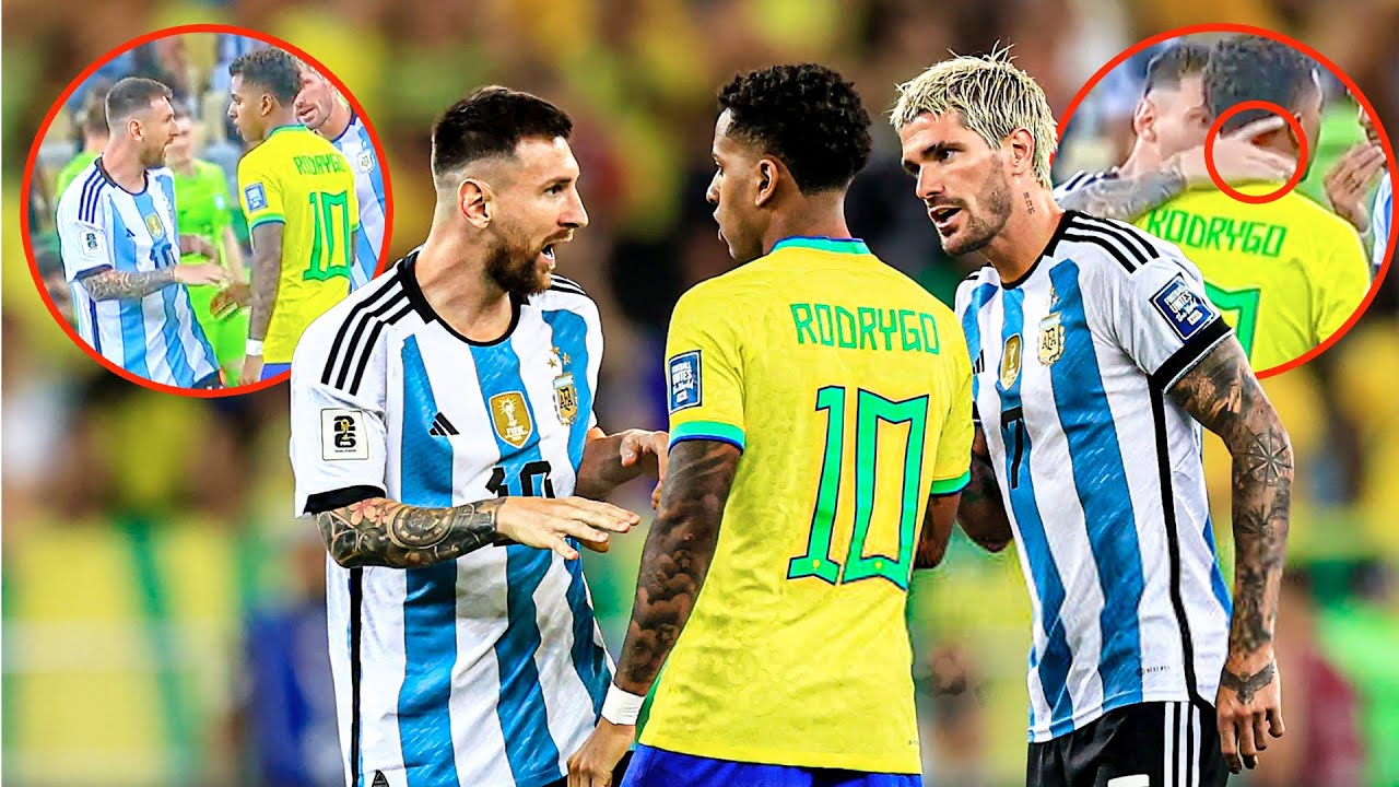 This Was What Happened Between Messi and Rodrygo by CVcompsLM - YouTube