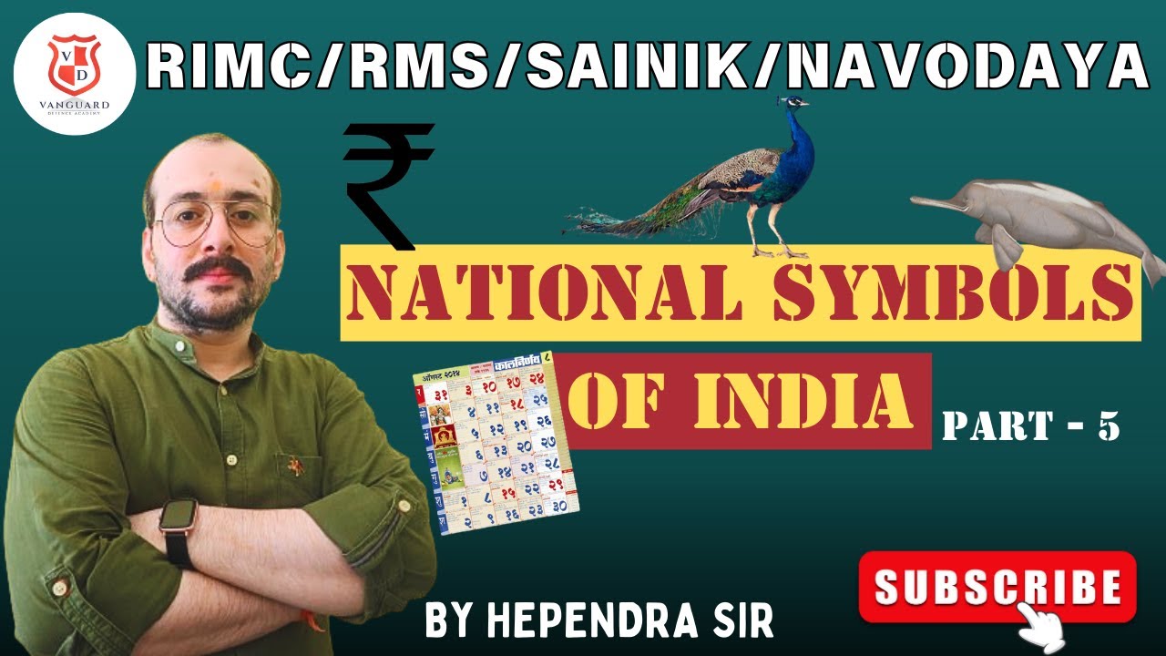 NATIONAL SYMBOLS OF INDIA part 5 #rimc #rms #sainik #aissee2024 # ...